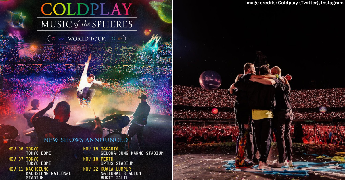 It's official, British boyband Coldplay is coming to Malaysia on 22 ...