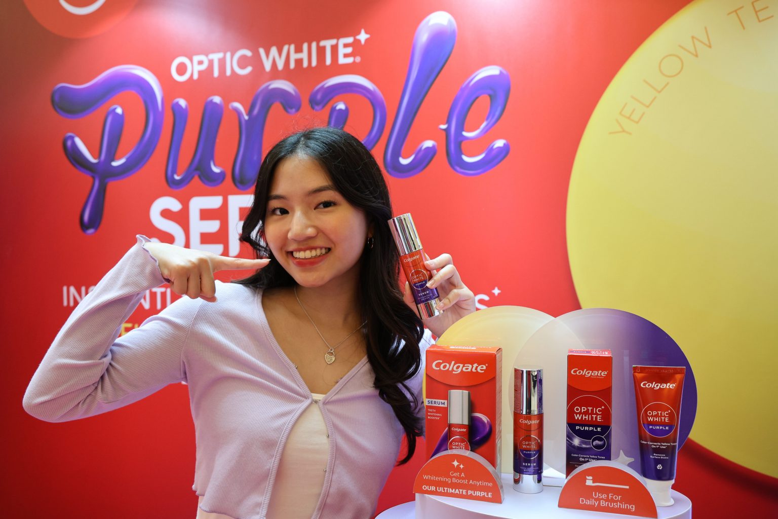 Colgate Launches First-Ever Colgate Optic White Purple Serum - Wau Post